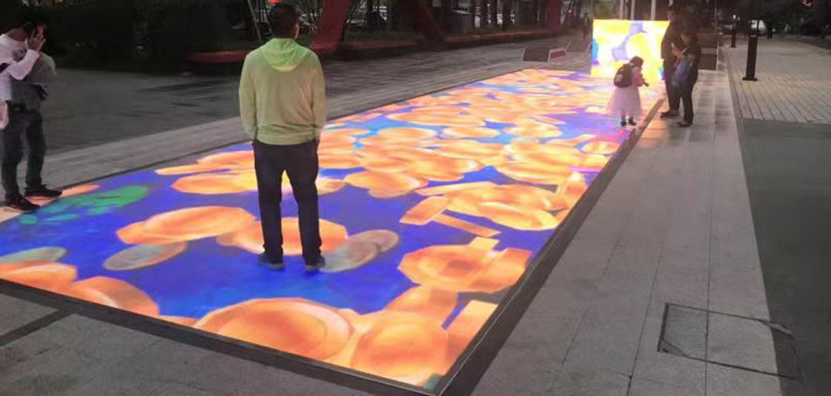 INTERACTIVE LED FLOOR from China manufacturer - HARBOR VISUAL